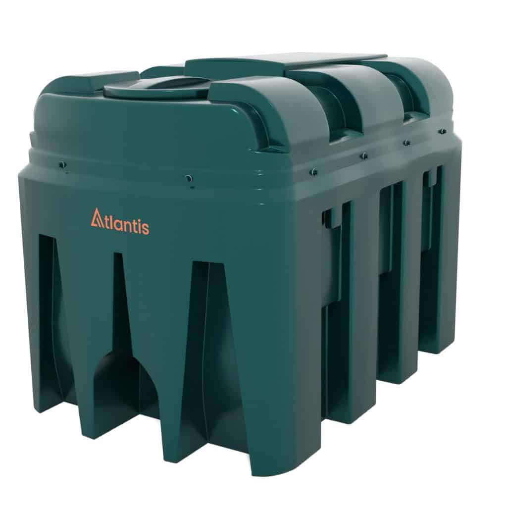 2450 Litre Horizontal Plastic Bunded Oil Tank - Atlantis Tanks Group Ltd
