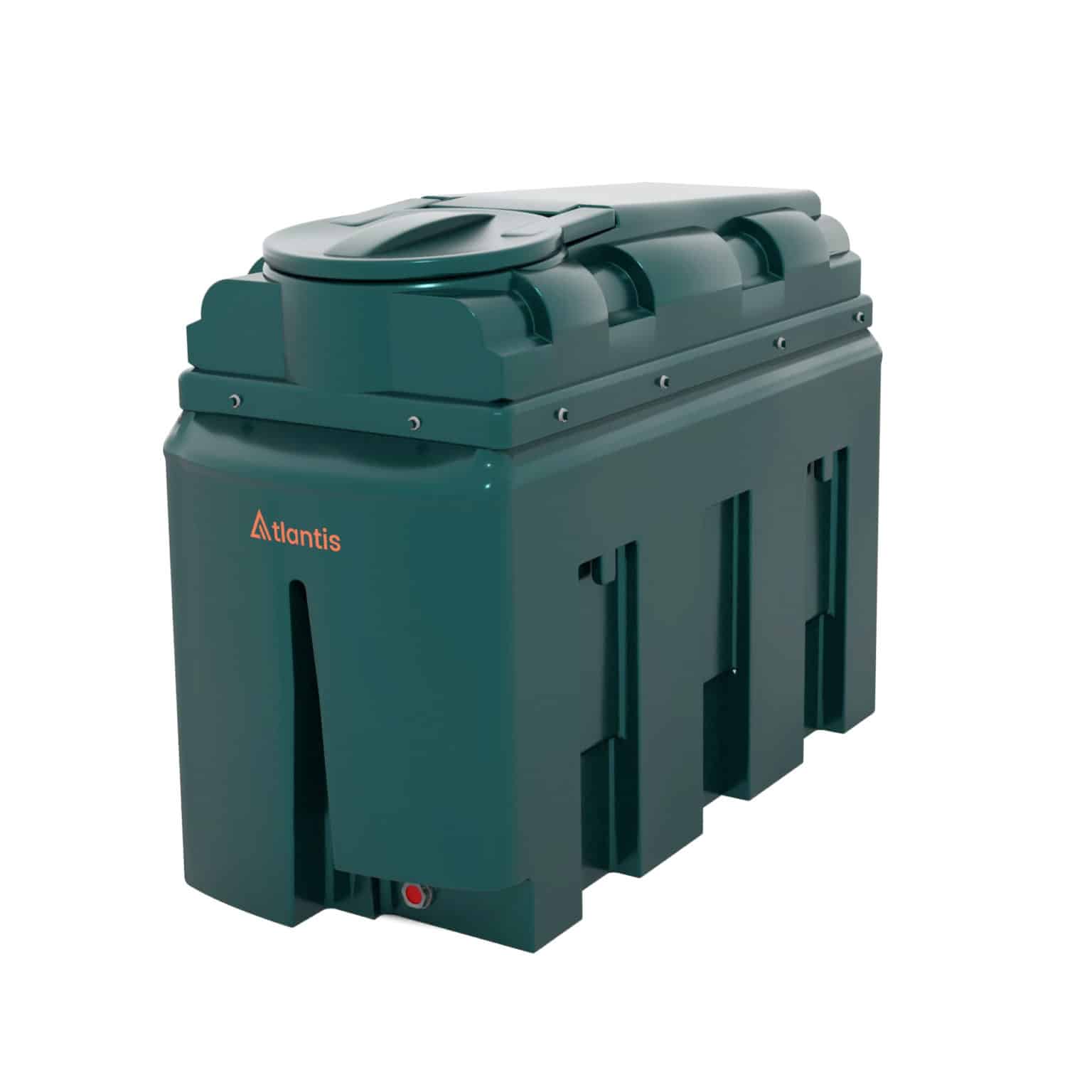 1200 Litre Slimline Plastic Bunded Oil Tank - Atlantis Tanks Group Ltd