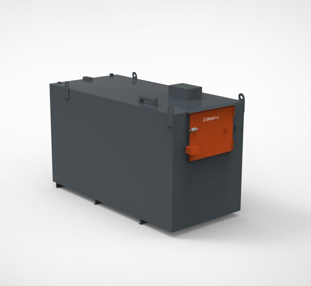 3500 Litre Steel Bunded Diesel Tank - Atlantis Tanks Group Ltd