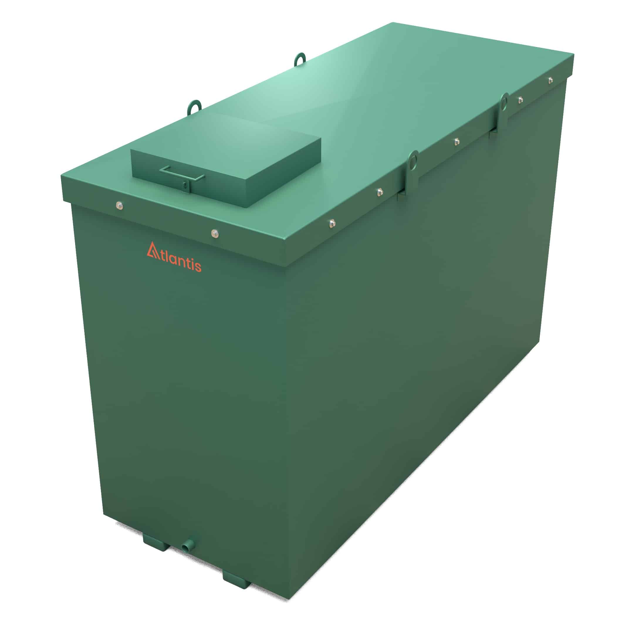 1350 Litre Triple Skinned Bunded Steel Tank with 30 min Integral Fire ...