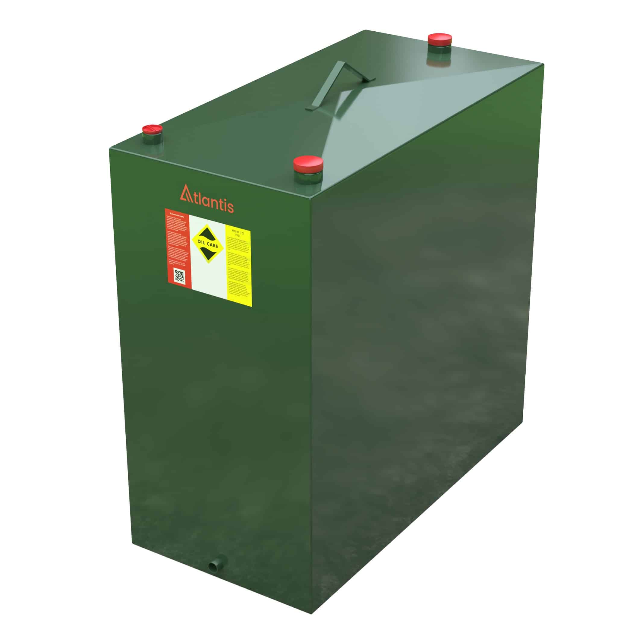 900 Litre Steel Single Skin Oil Tank - Atlantis Tanks Group Ltd