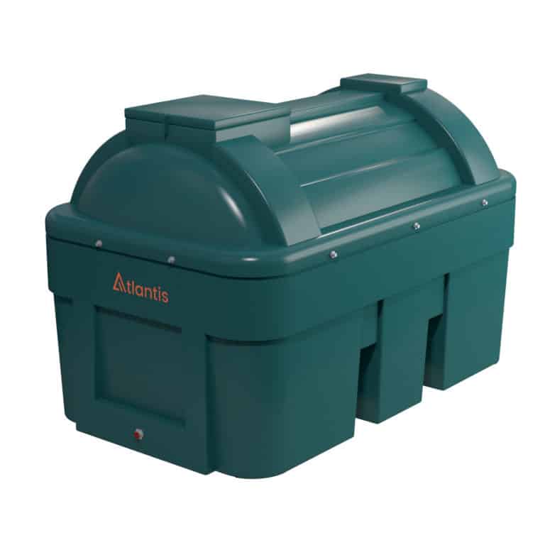 1350 Litre Horizontal Bunded Plastic Oil Tank - Atlantis Tanks Group Ltd