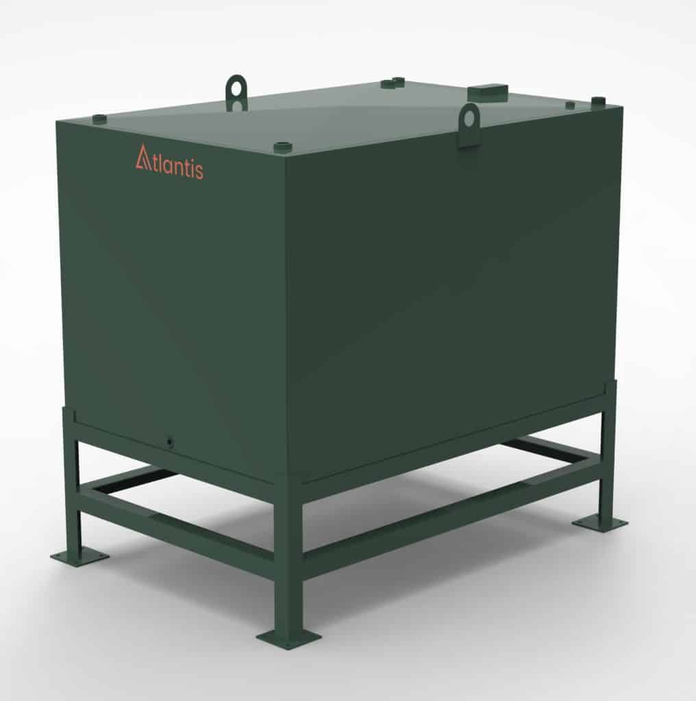 2700 Litre Steel Bunded Oil Tank - Atlantis Tanks Group Ltd