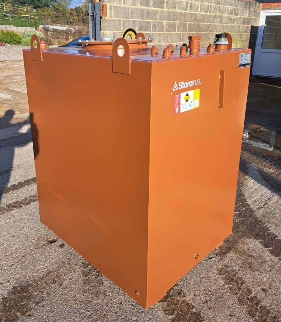 1150 Litre Steel Bunded Day Diesel Tank - Atlantis Tanks Group Ltd