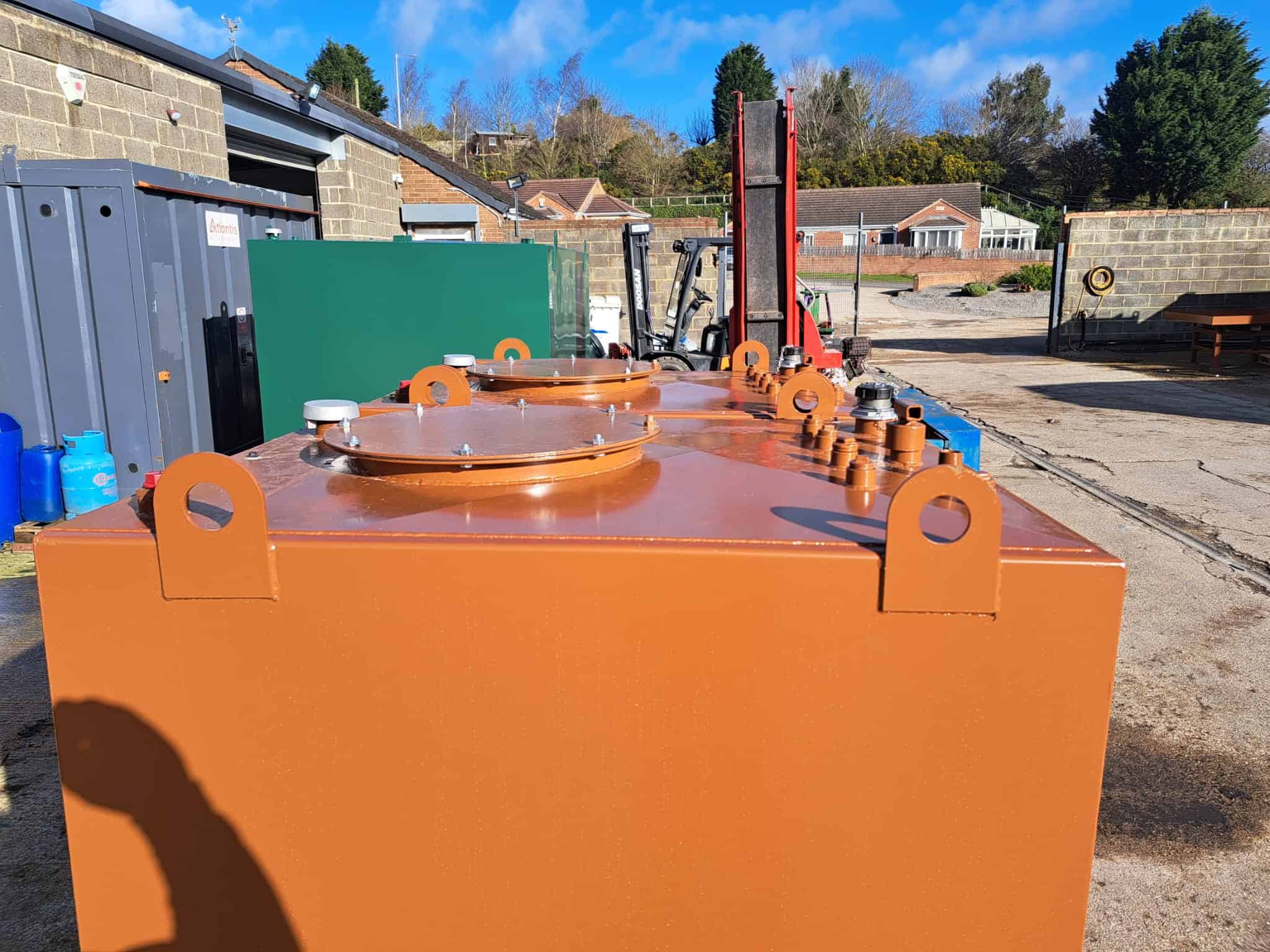 1150 Litre Steel Bunded Day Diesel Tank - Atlantis Tanks Group Ltd