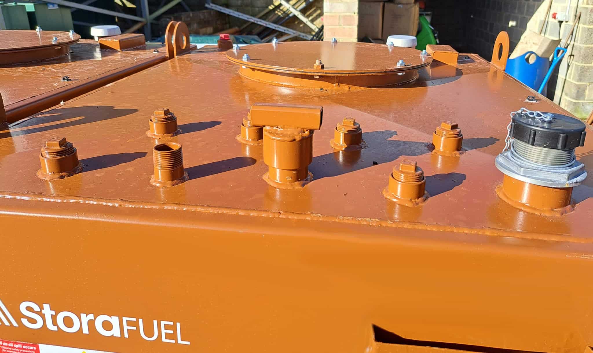 1150 Litre Steel Bunded Day Diesel Tank - Atlantis Tanks Group Ltd